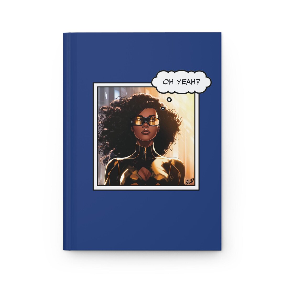 Badass Action Hero Journal Black Shero Super Comic Book Woman Graphic ...