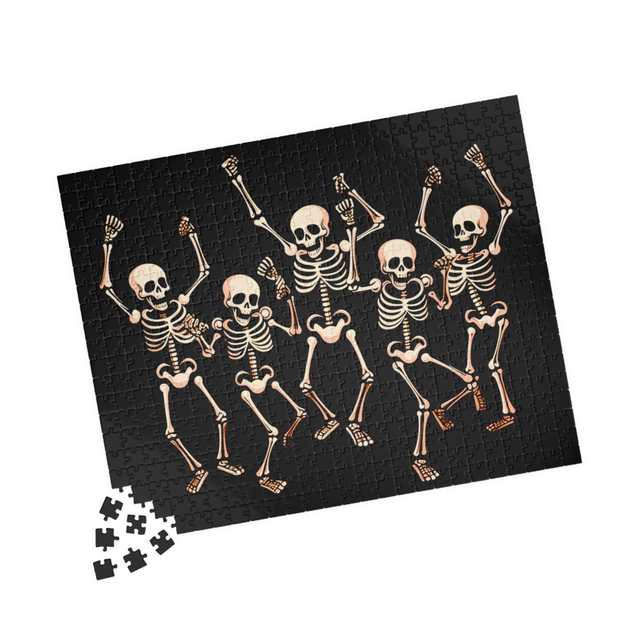 Dancing Skeletons Creepy Haunted House Skeleton Spooky Halloween Party ...