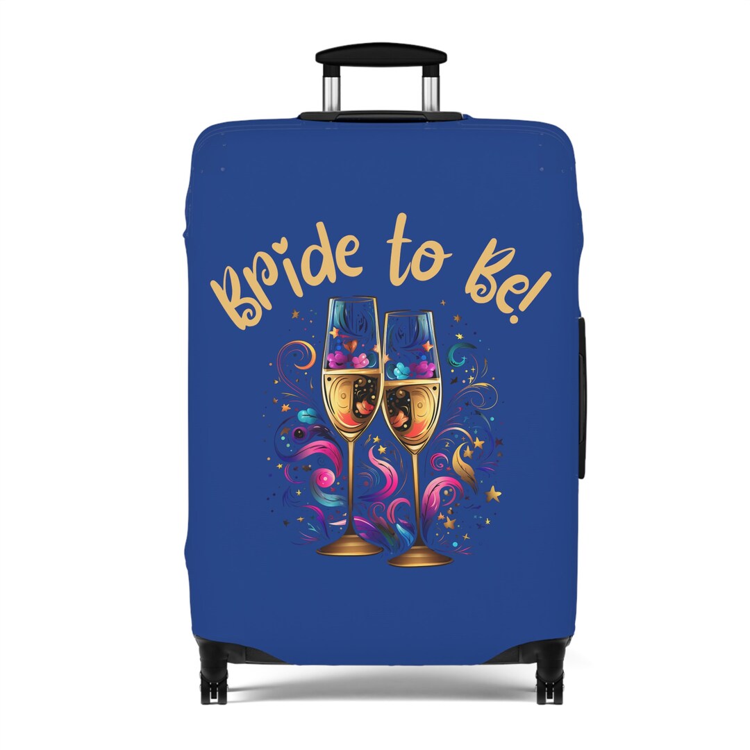 Bride to Be Luggage Cover, NOT ACTUAL LUGGAGE, Travel Gift for Bridal ...
