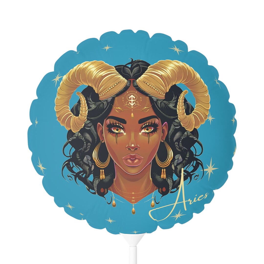 Aries Ram Goddess March April Birthday Party Decor Zodiac Astrology ...