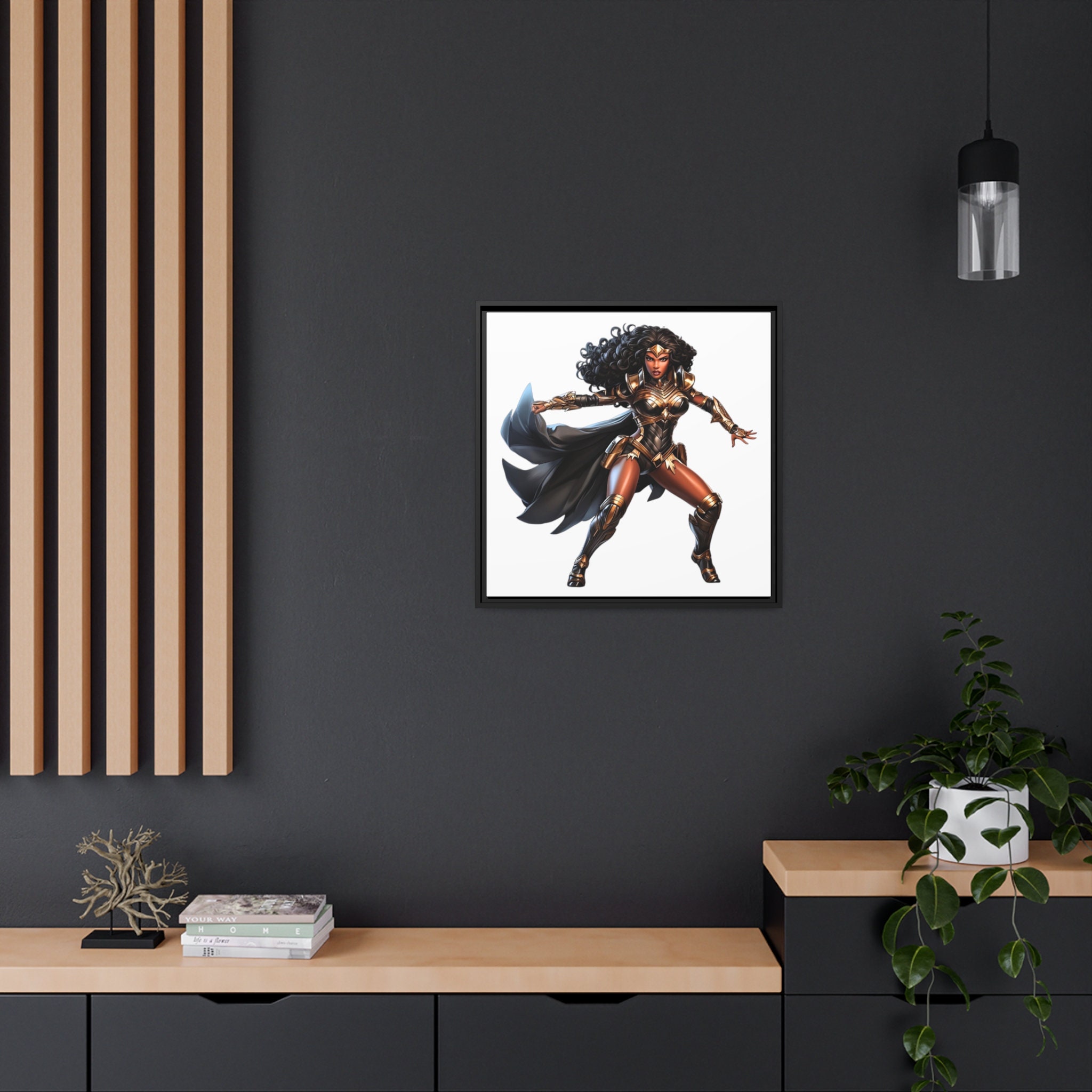 Black Shero Super Woman Comic Book Badass Action Figure Hero Graphic ...