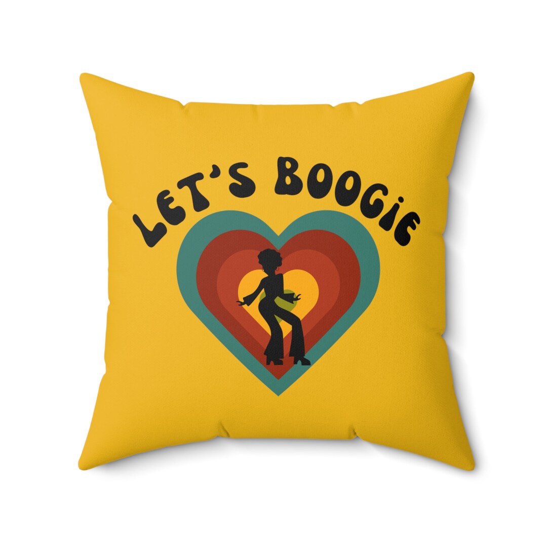 Let's Boogie Funky Town I Love Disco Heart 70's Style Get Down Do the ...