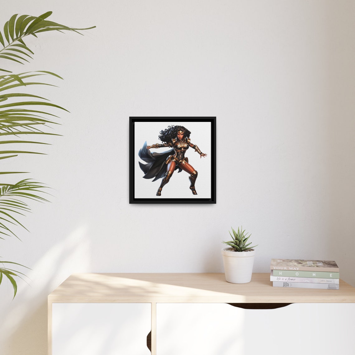 Black Shero Super Woman Comic Book Badass Action Figure Hero Graphic ...