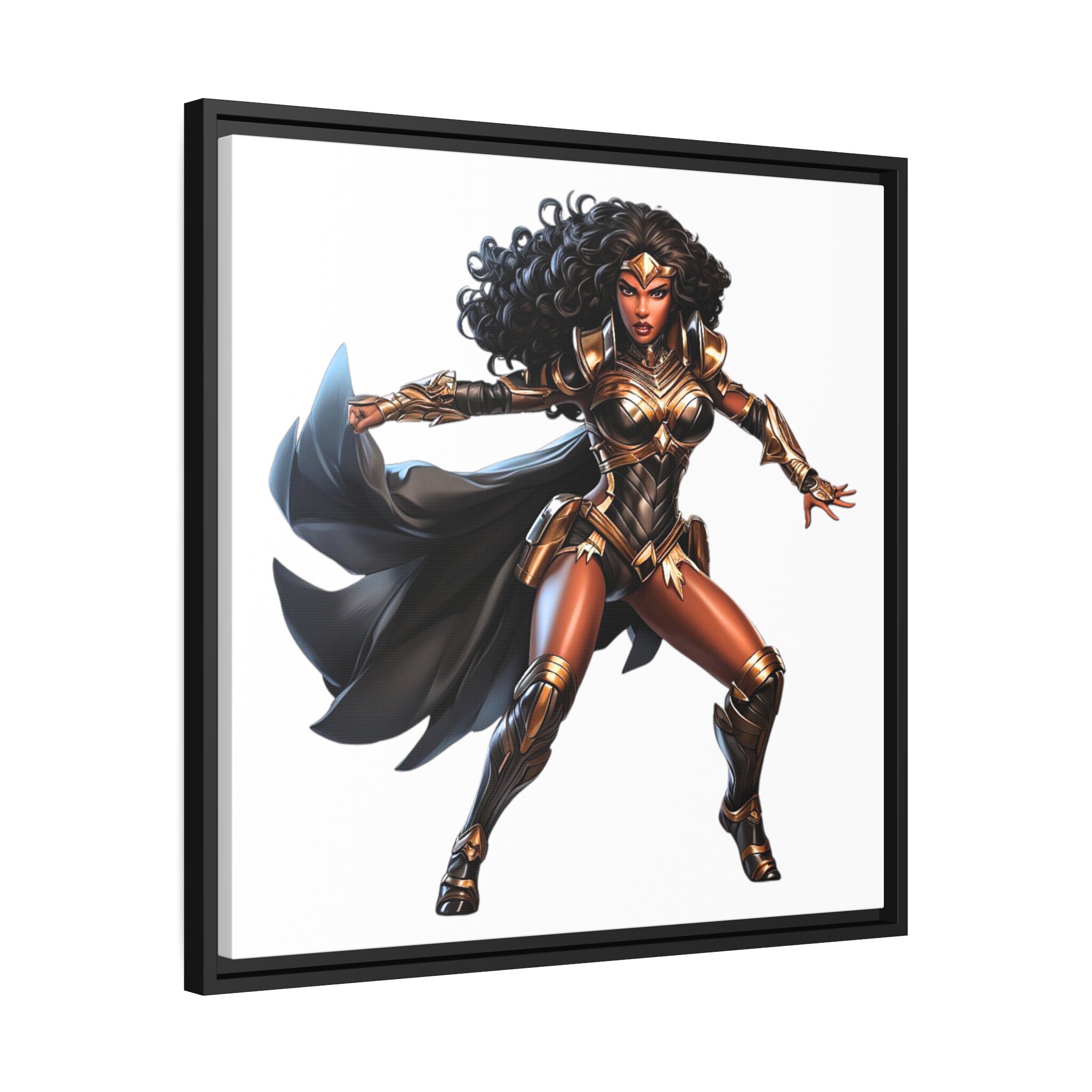 Black Shero Super Woman Comic Book Badass Action Figure Hero Graphic ...