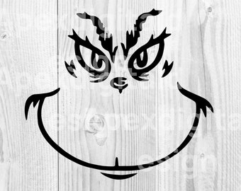 Grinch dxf | Etsy