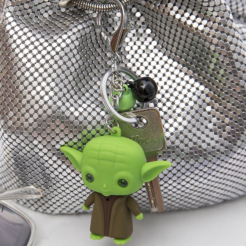 Baby Yoda Keyring Mandalorian Star Wars Day Children Plush Toy for ...