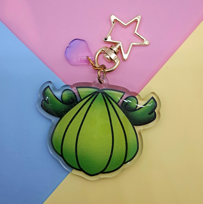 Mermaid Melody Pichi Pichi Pitch Acrylic Keychain With Glitter, Cute ...