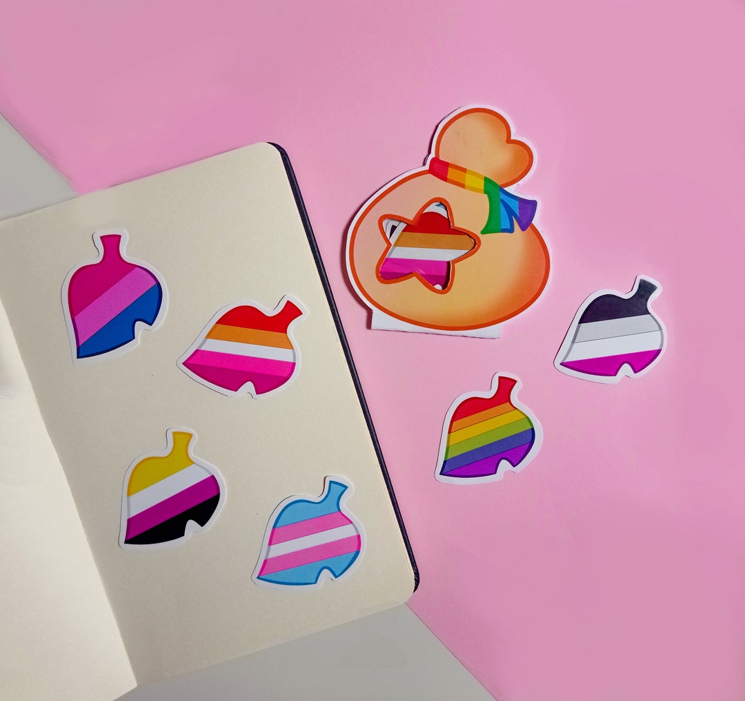 Animal Crossing X LGBT Stciker Pack, Animal Crossing Stickers, Anime ...