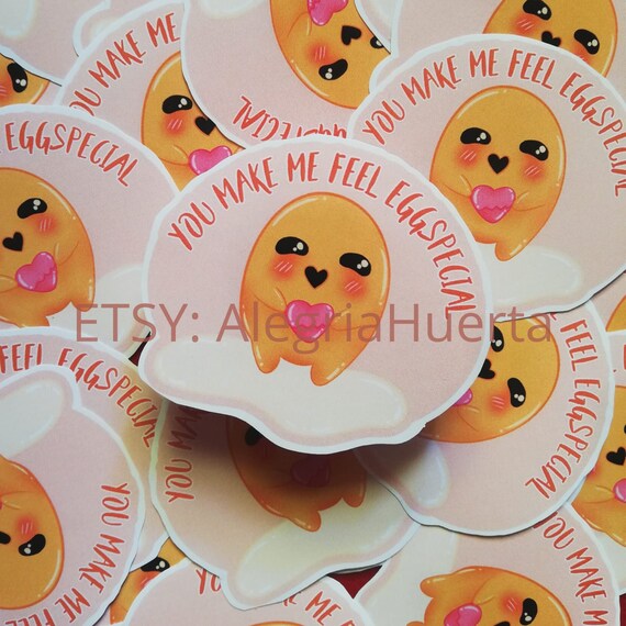 Cute Egg Sticker Kawaii Sticker Otaku Sticker Anime - Etsy