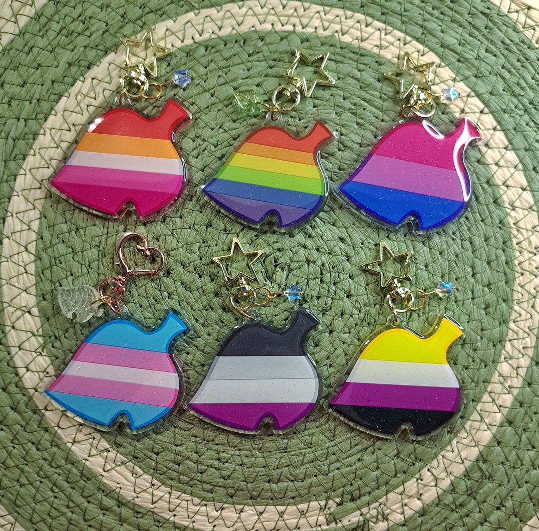 Animal Crossing ACRYLIC KEYCHAINS, LGBT, Animal Crossing Keychains ...