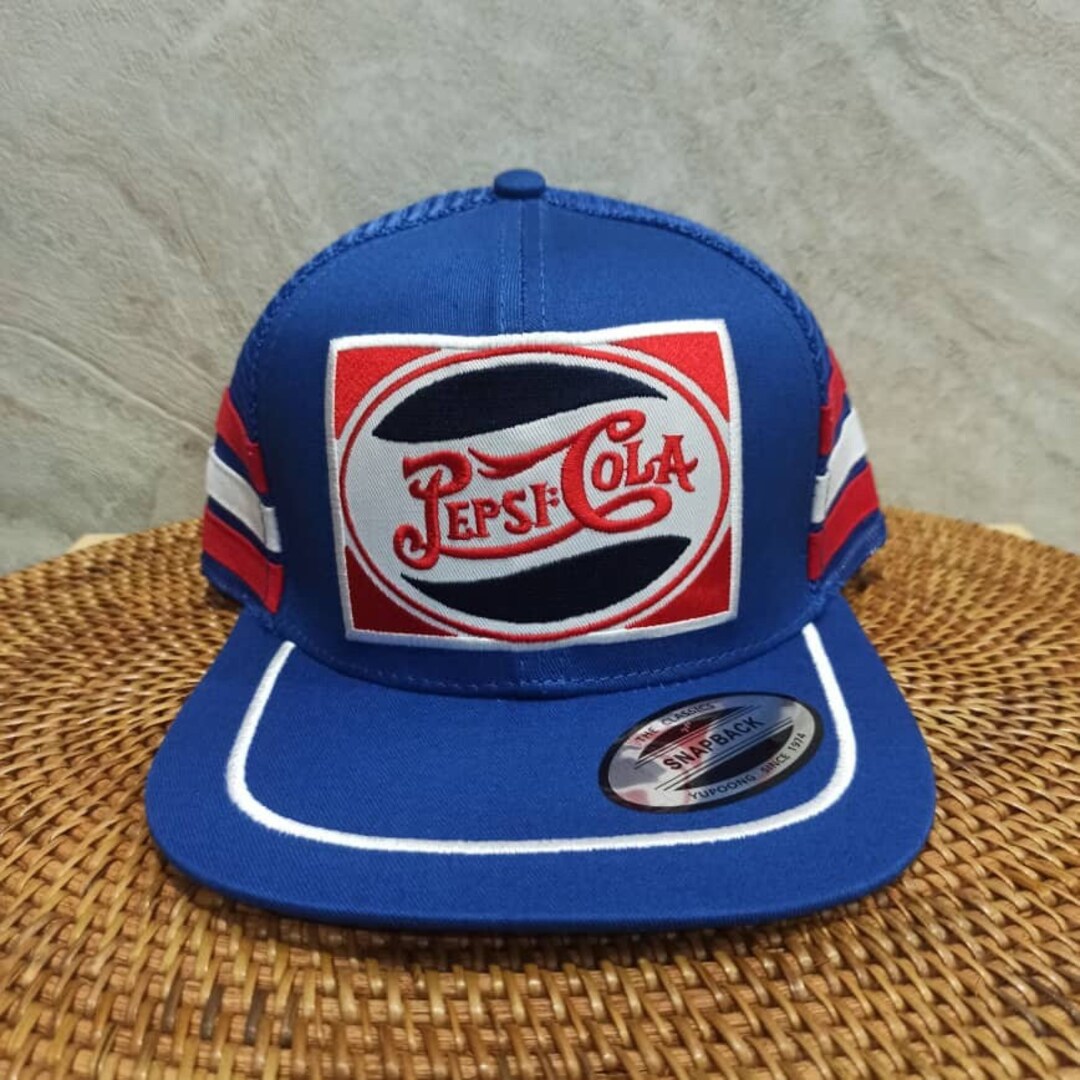 Vintage Style Pepsi Cola Nice Logo Embroidered Patch Trucker - Etsy
