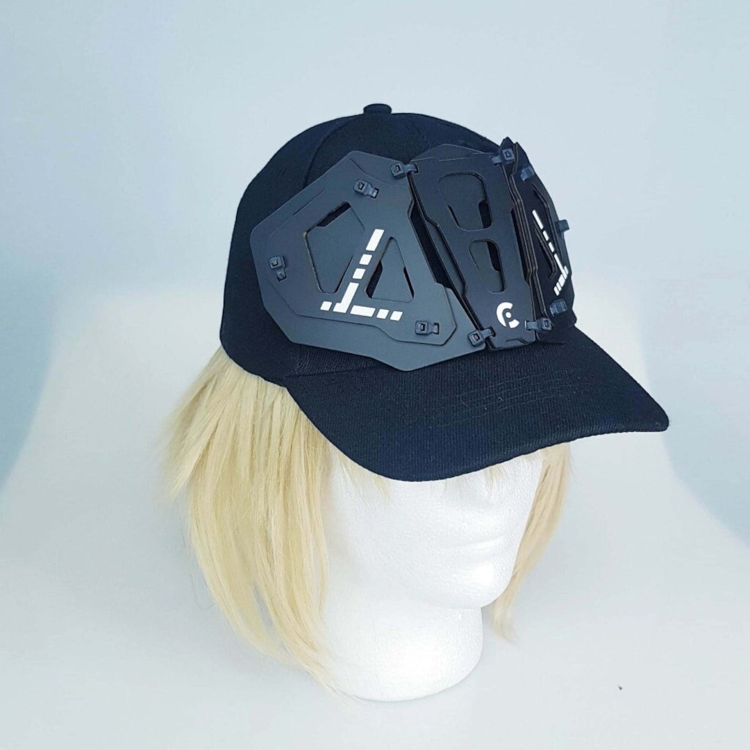 Techwear Hat, Tactical Hat, Cyberpunk Hat, Armored Cap, Futuristic Cap ...