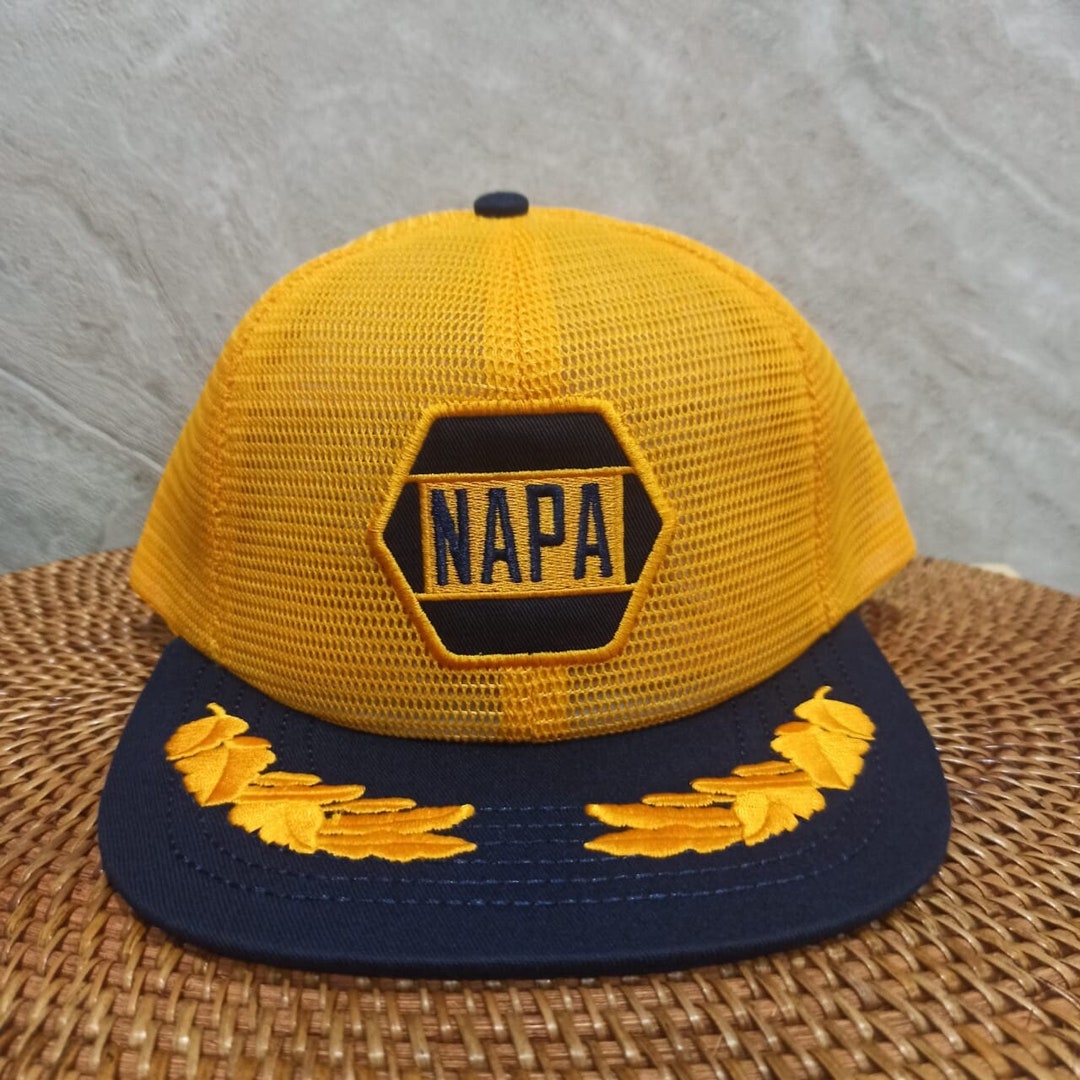 Vintage Style Custom NAPA Full Mesh Embroidered Logo Patch Trucker Hat ...