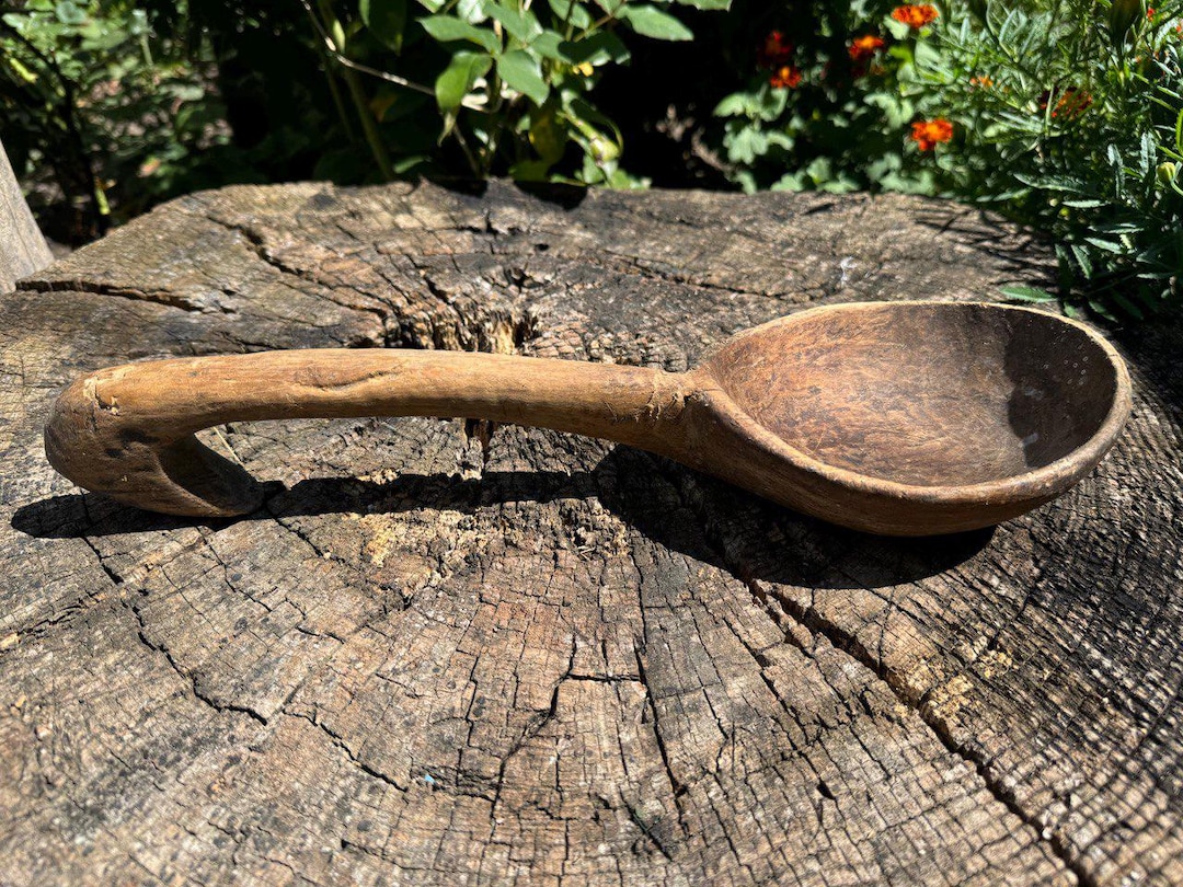 Antique Wooden Spoons - Rustic Shovels / Scoops - Farmhouse - Home ...
