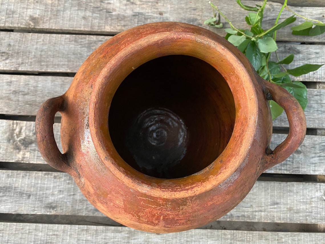 Antique pot ceramic pitcher milk jug ewer Pottery vessel | Etsy