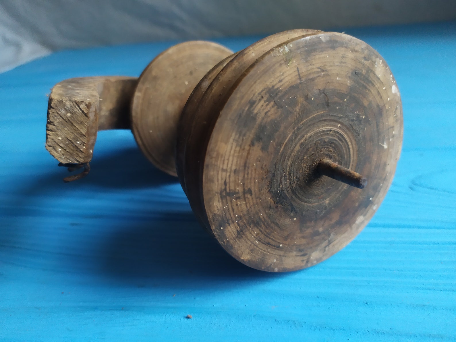 Antique Big Spare Wheel Spool Ethnic Spinning Wheel - Etsy