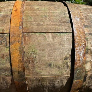 Antique Wooden Barrel - Old Primitive Bowl - Farmhouse - Home Decor ...