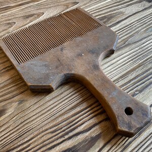 Antique Wool Comb Wooden Carder Wool Farmhouse Home - Etsy