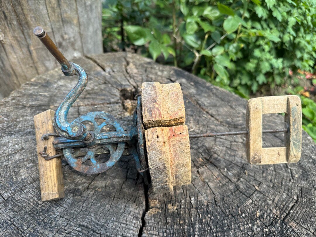 Antique Mixer - Old Primitive Kitchen Gadget - Farmhouse - Home Decor ...