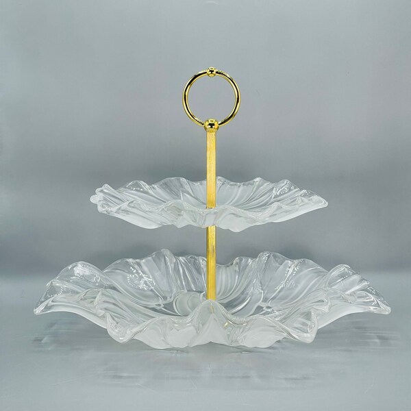 Crystal Serving Tray - Etsy