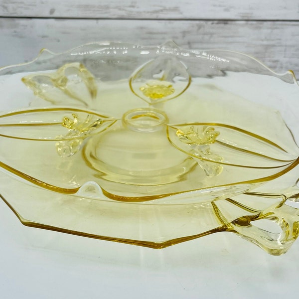 Depression Glass Dessert Dishes - Etsy