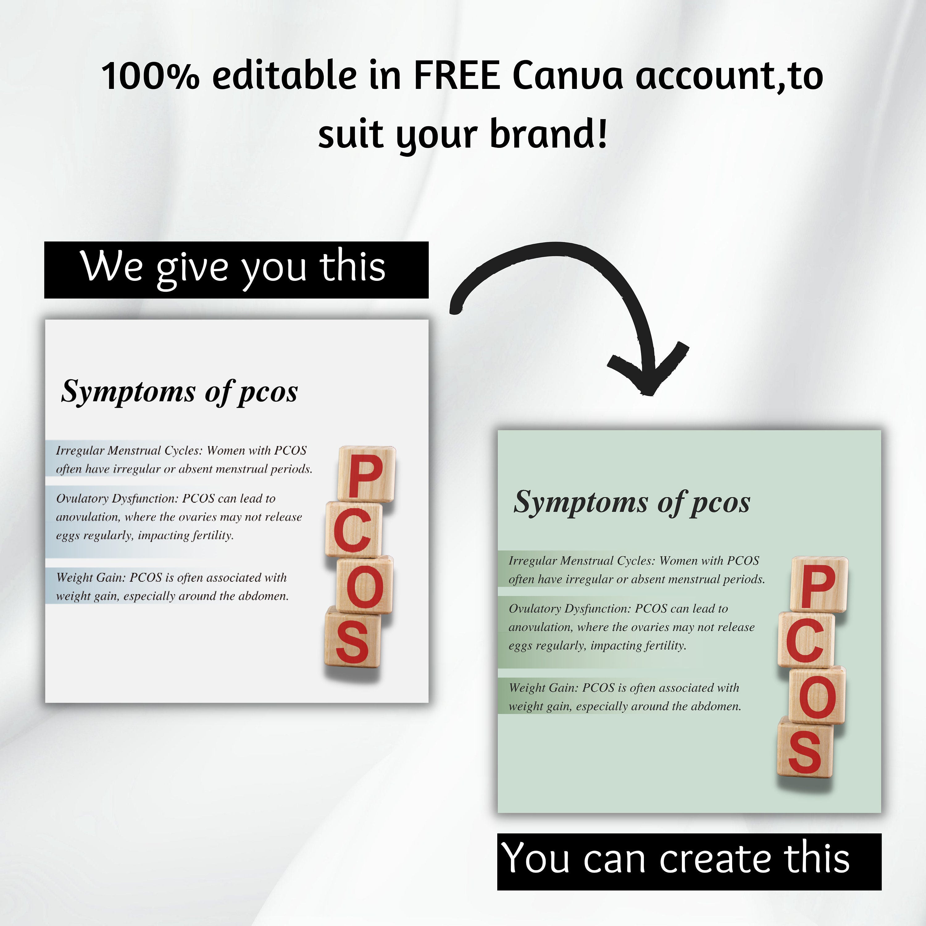 Gynecology & OB/GYN Instagram Templates: Women's Health Canva (40 Posts ...