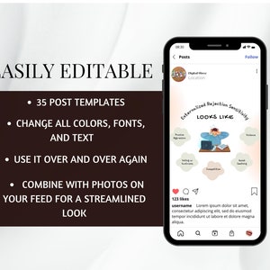 Acupuncture Social Media Template: Canva Editable Instagram Posts - Etsy