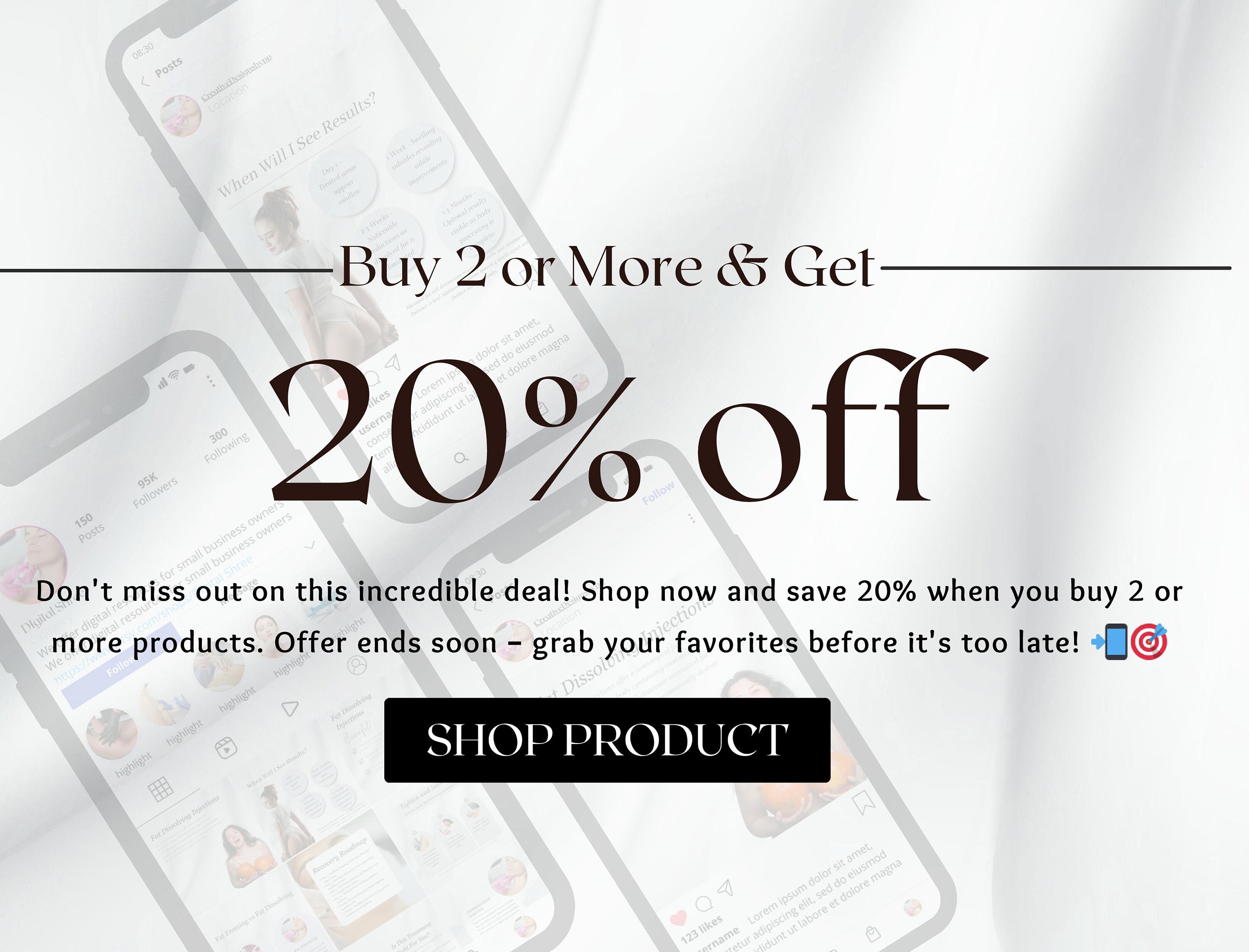 Fat Dissolving Injections Canva Template Editable Fat - Etsy