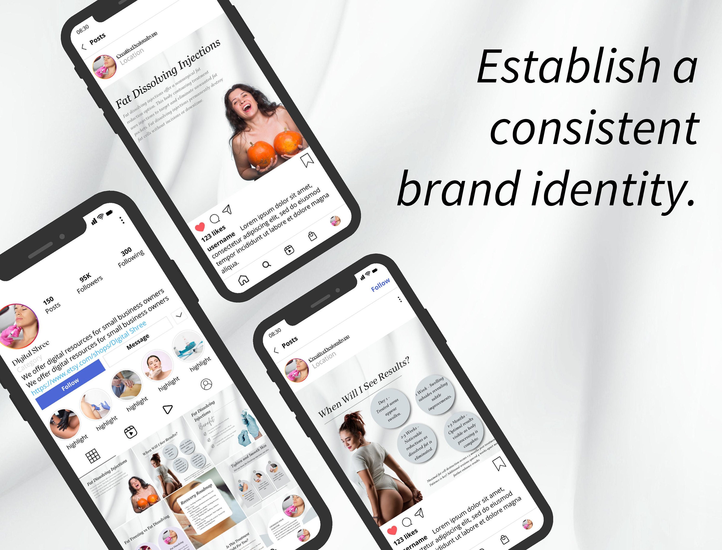 Fat Dissolving Injections Canva Template Editable Fat - Etsy