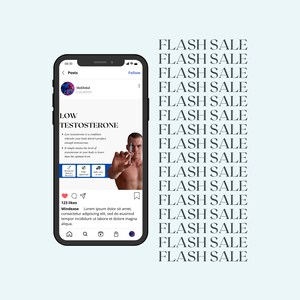 Testosterone Replacement Therapy Canva Editable Template | TRT ...