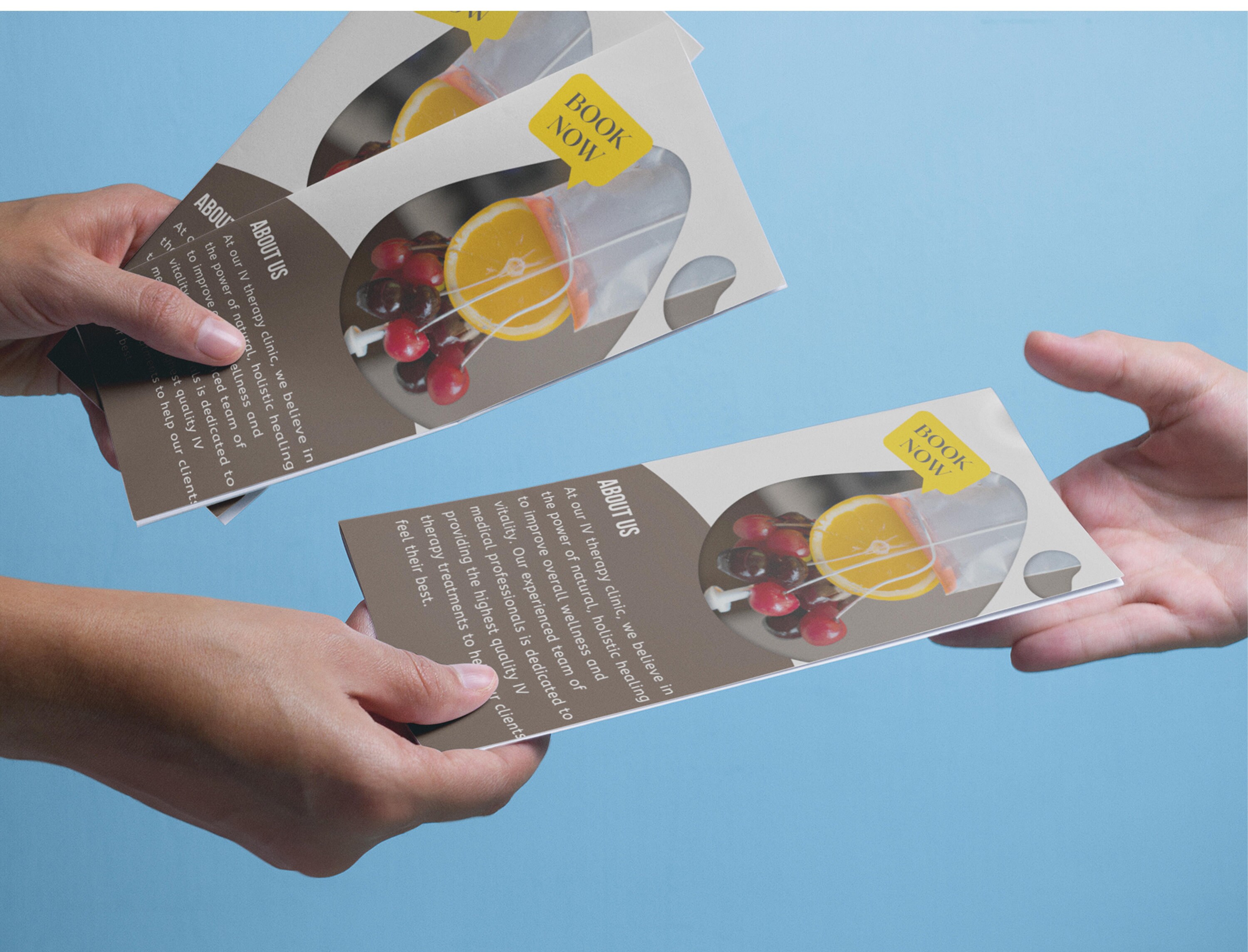 Intravenous Therapy Trifold IV Therapy Marketing Templates IV Therapy ...