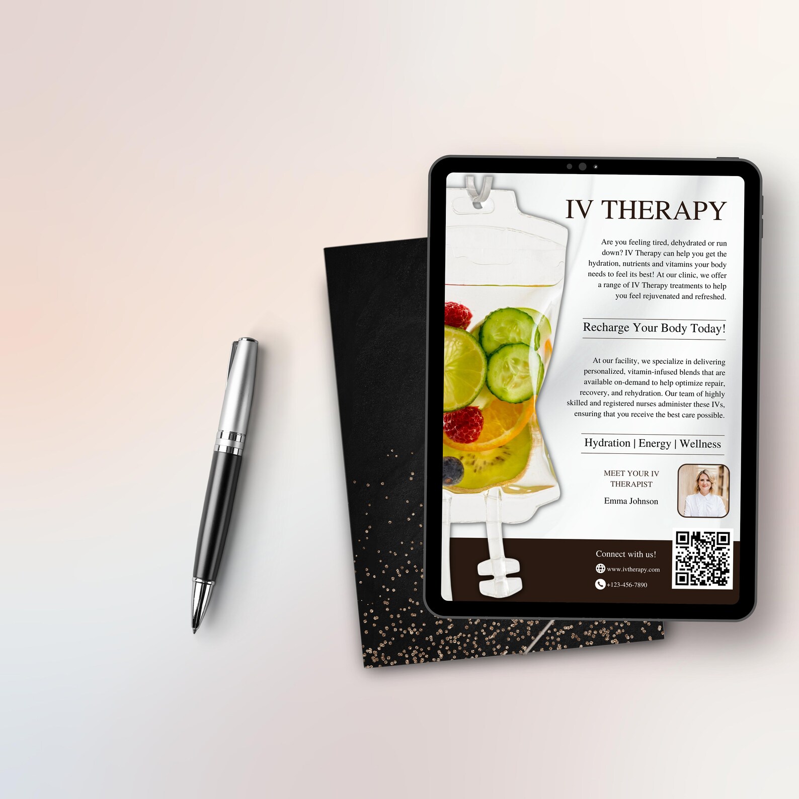 IV Therapy Flyer Template: Editable A4 Canva Design - Etsy