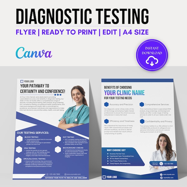 Mobile Lab Testing Flyer - Etsy