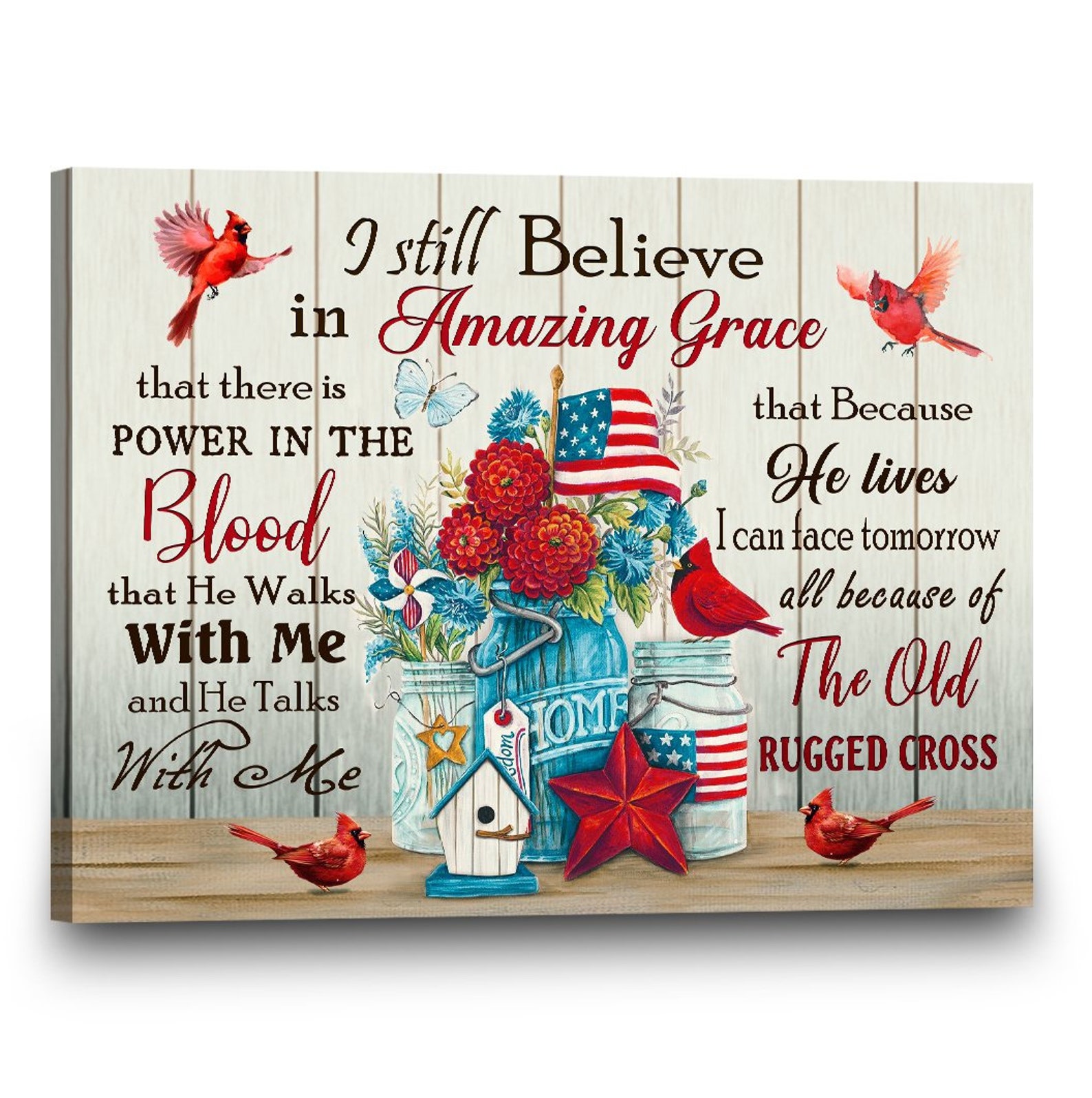 I Still Believe In Amazing Grace Poster No Frame/Canvas With | Etsy