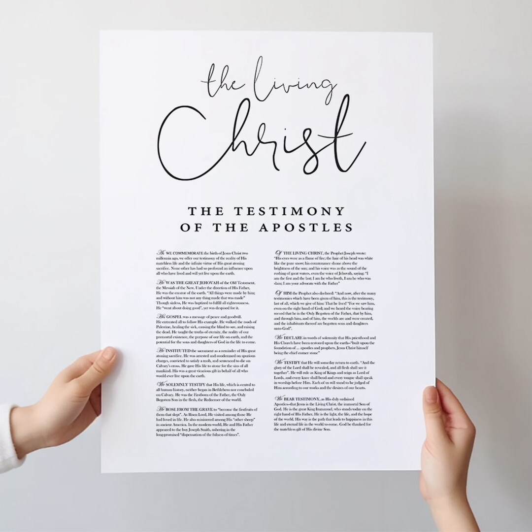The Living Christ - Etsy