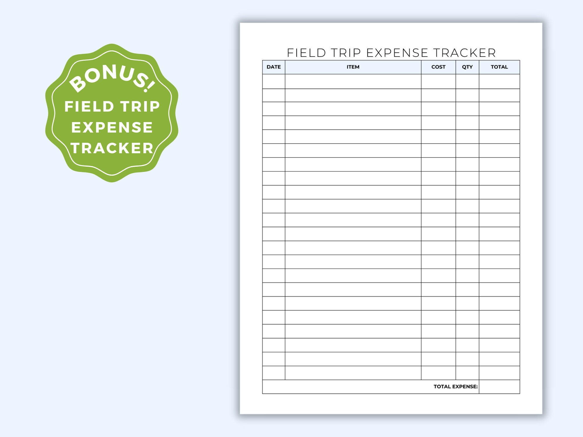 Field Trip Planner, Post Trip Evaluation, Student Report, Field Trip ...