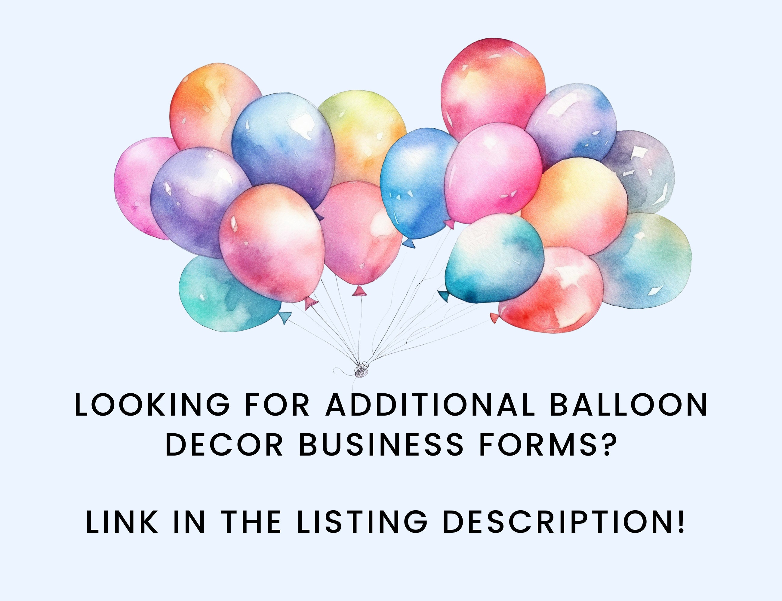 Balloon Decor Estimate, Balloon Decorations, Event Planning Estimate ...