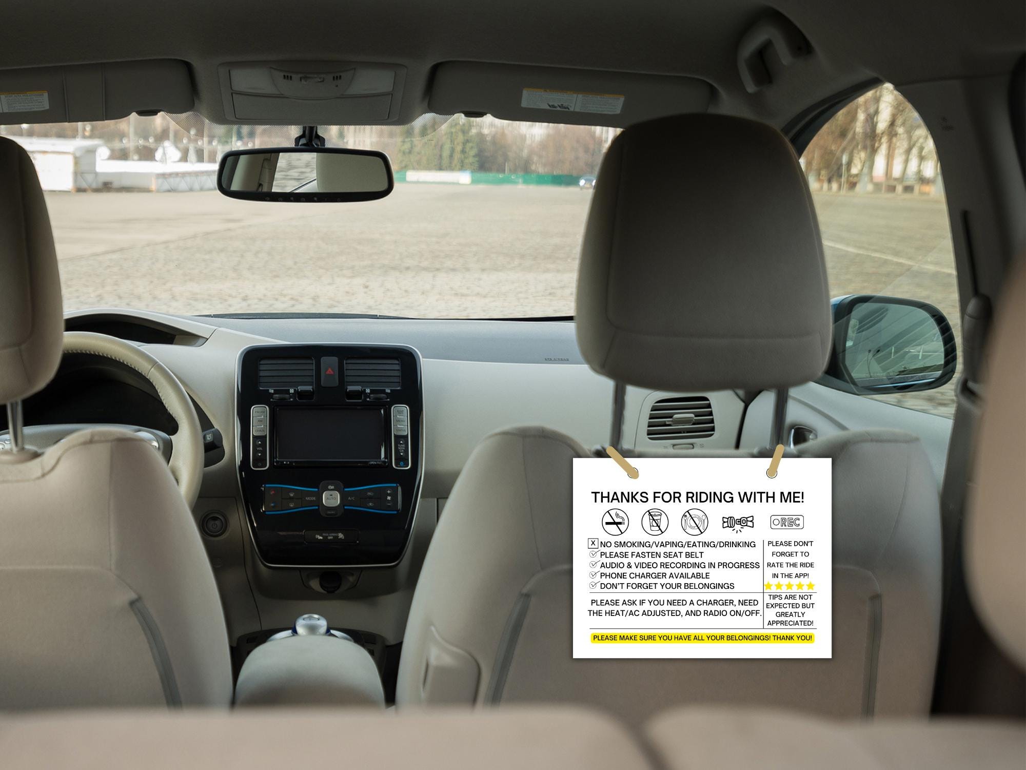 Printable Rideshare Sign, Rideshare Editable Template, Uber Sign, Lyft ...