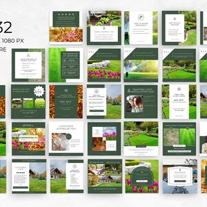 Landscaping Instagram Templates, Landscaper Social Media, Lawn ...