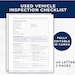 Used Vehicle Inspection Checklist, Second Hand Car Inspection Sheet ...