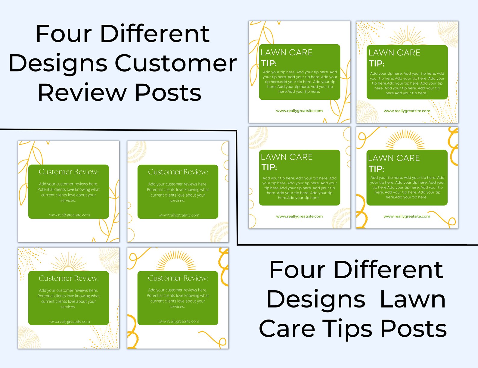 Landscaping Instagram Templates, Landscaper Social Media, Lawn ...