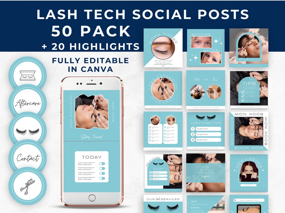 Lash Tech Content, Lash Tech IG, Lash Tech Instagram Highlight Cover ...