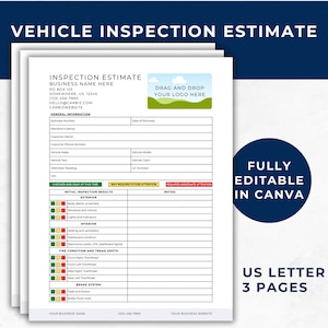 Vehicle Inspection Estimate, Automobile Examination Quotation, Car ...