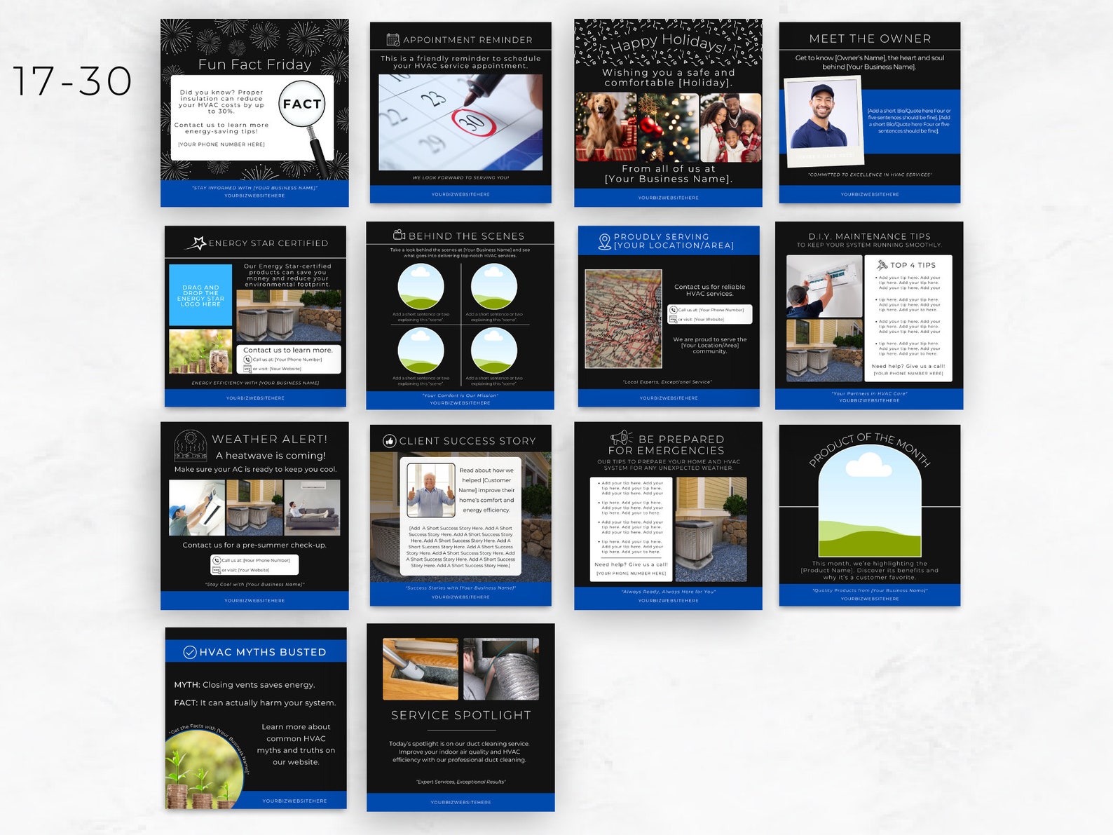 HVAC Social Media, Heating and Cooling Post, Instagram Highlights, HVAC ...