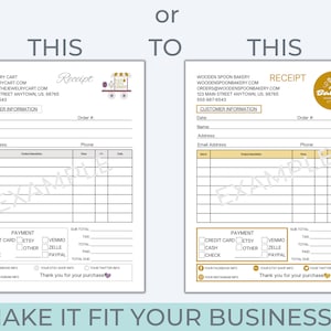 Receipt Template, Business Receipt, Customer Receipt, Sales Receipt ...