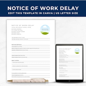 Contractor Work Completion Form - Etsy