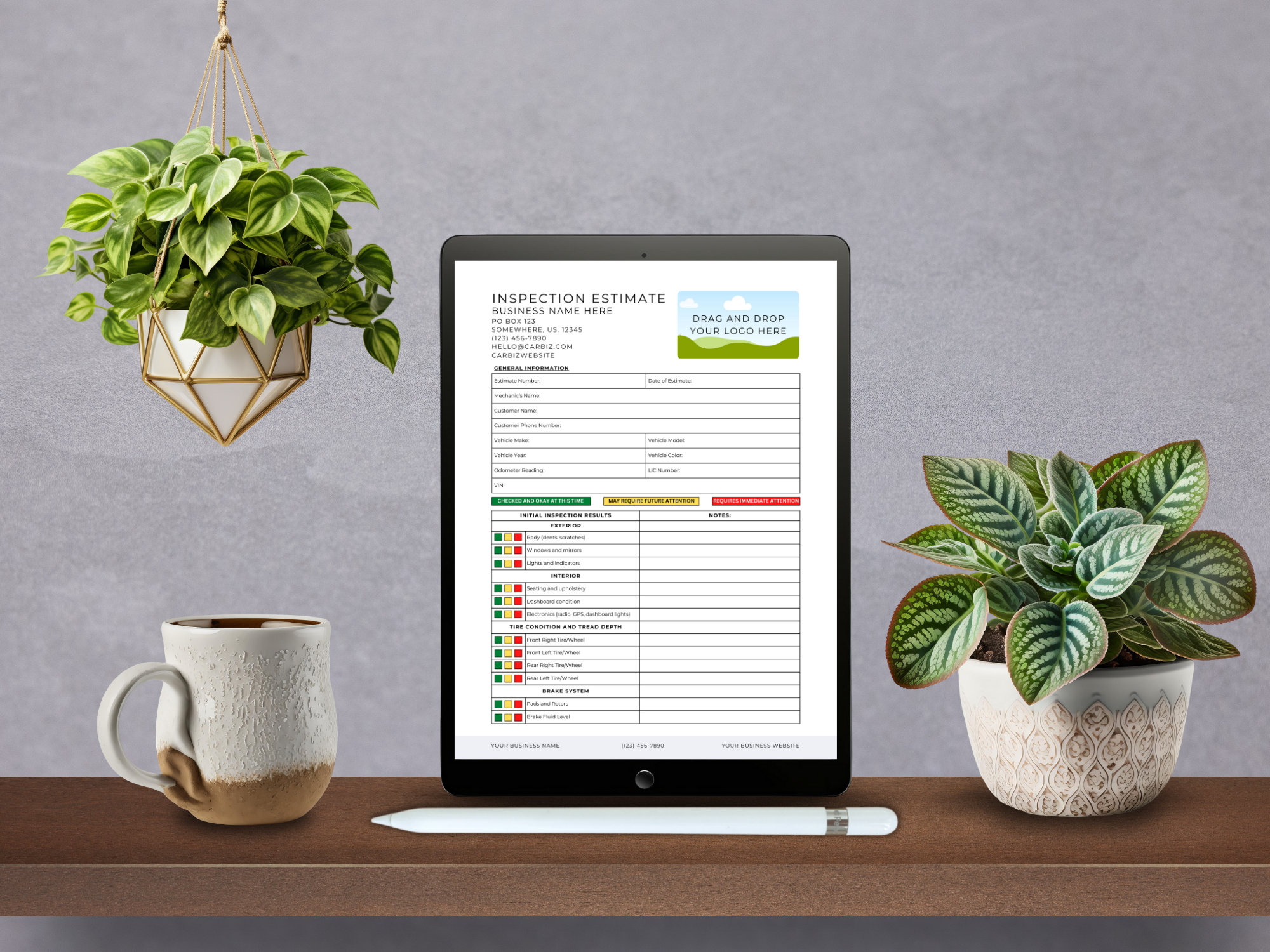 Vehicle Inspection Estimate, Automobile Examination Quotation, Car ...