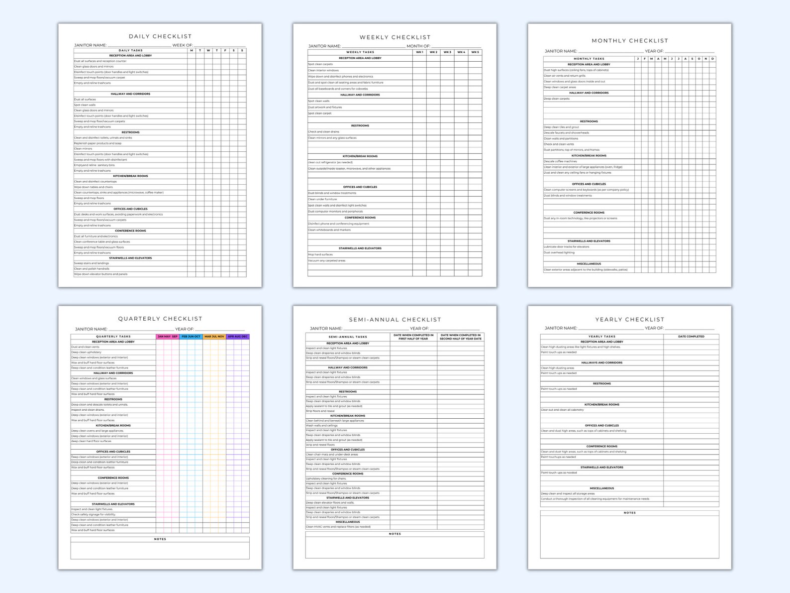 Commercial Cleaning, Cleaning Business Checklist, Office Cleaning ...