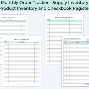 Checking Register, Profit and Expense Tracker, Business Travel Expense ...