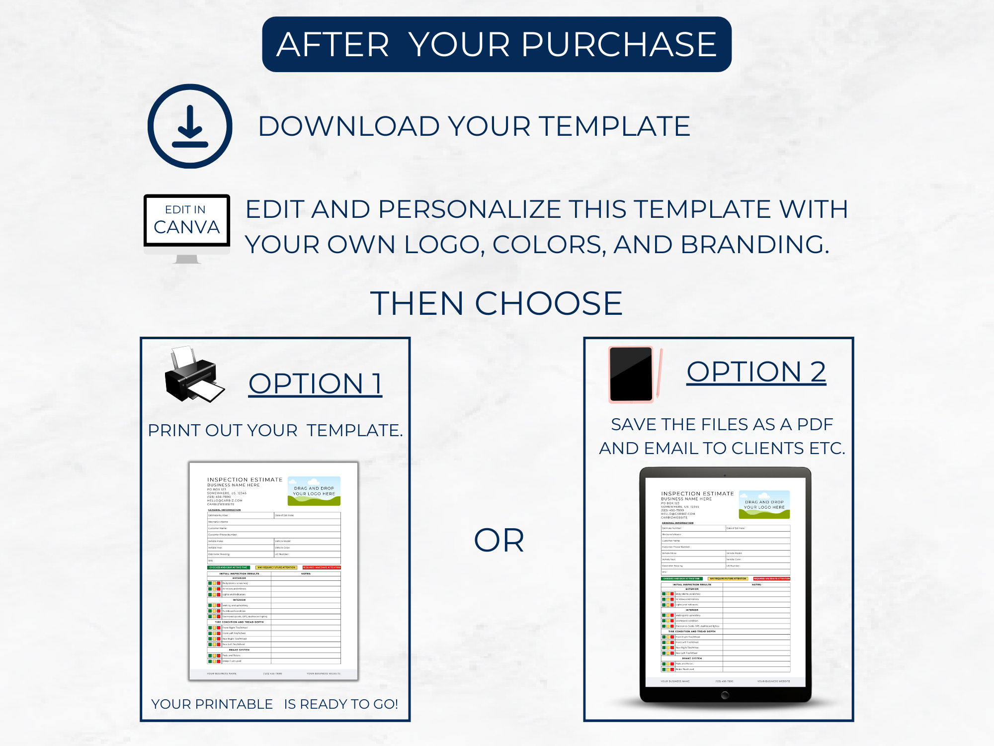 Vehicle Inspection Estimate, Automobile Examination Quotation, Car ...